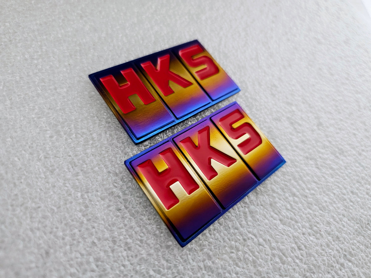 HKS titanium plaque – Titanium Works
