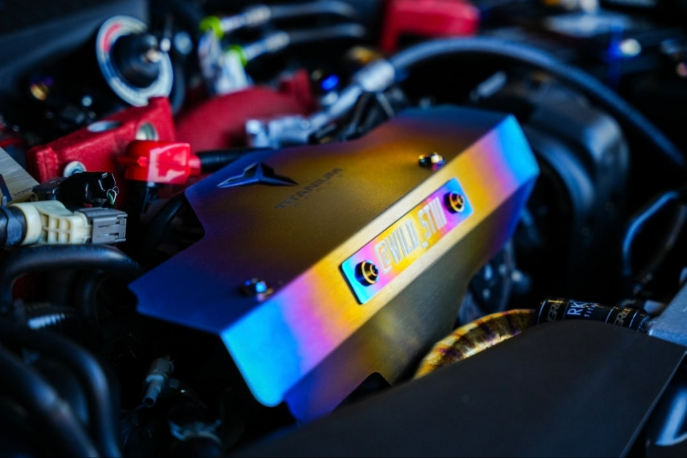 Subbie STI Alternator cover – Titanium Works