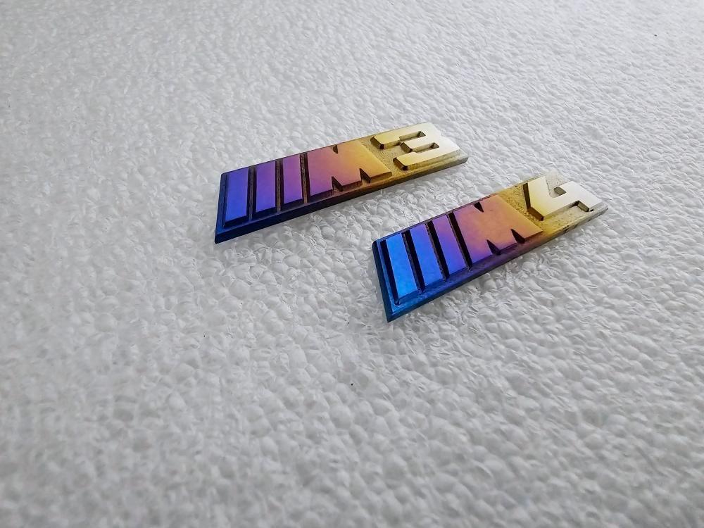 Bmw titanium badges – Titanium Works