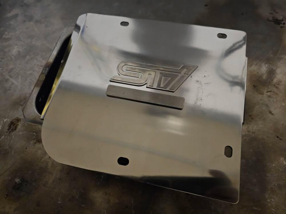 Titanium Works COBB intake cover