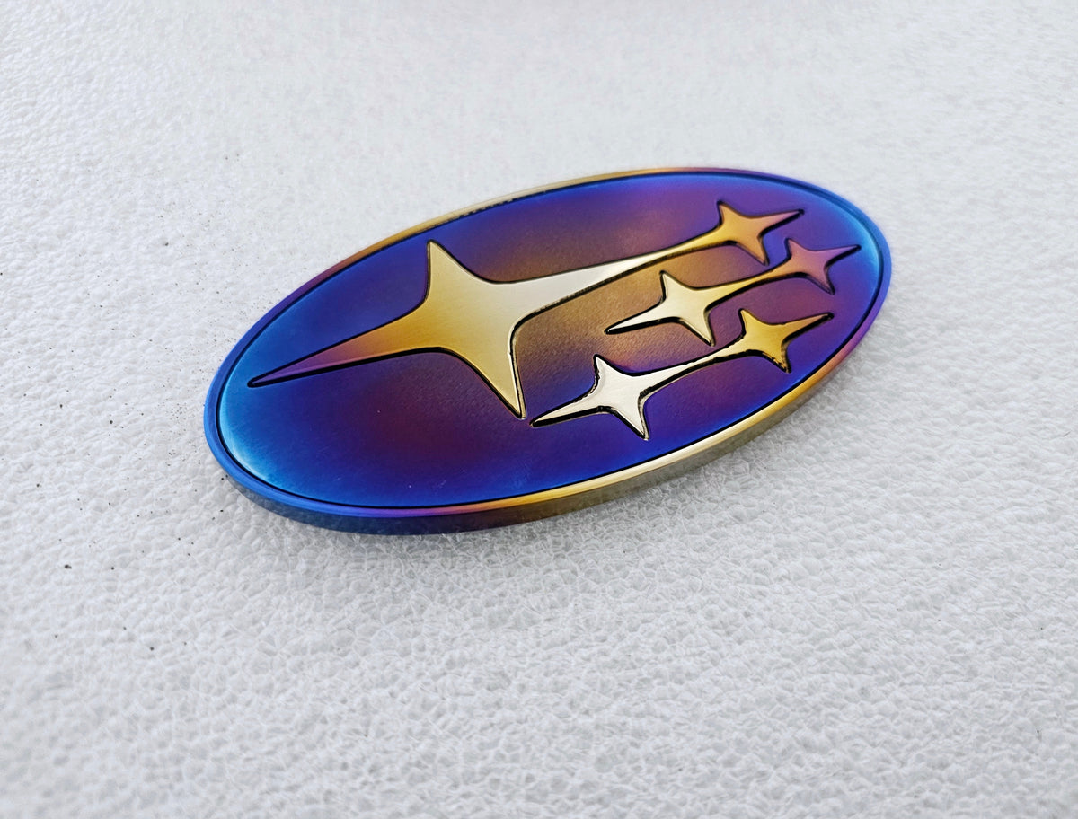 Titanium Works Subbie STI WRX emblems