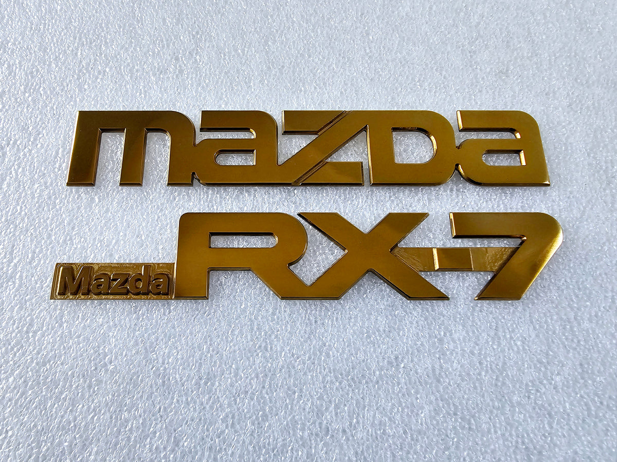 Mazda emblems – Titanium Works