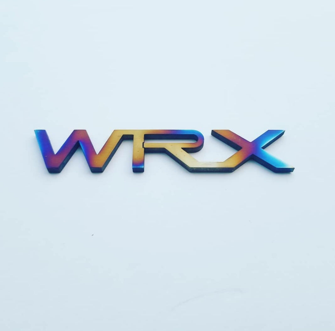 WRX emblem – Titanium Works