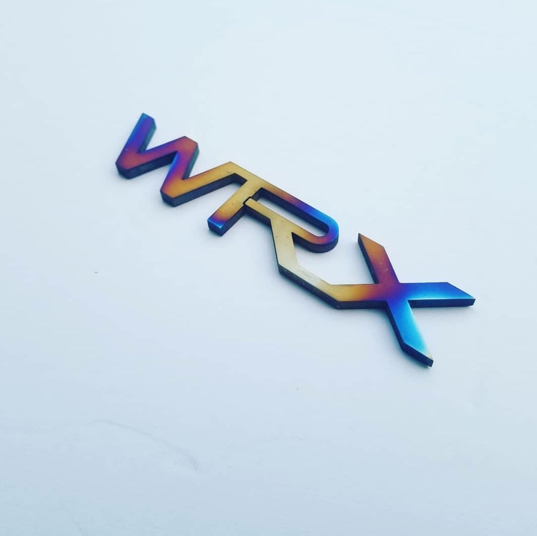 WRX emblem – Titanium Works