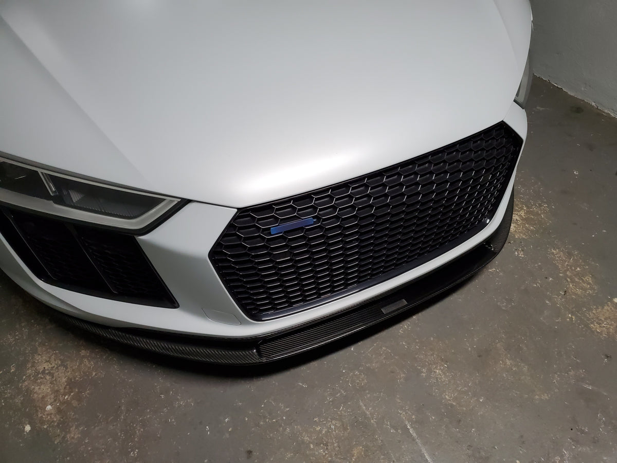 Audi R8 front bumper badge plaque – Titanium Works