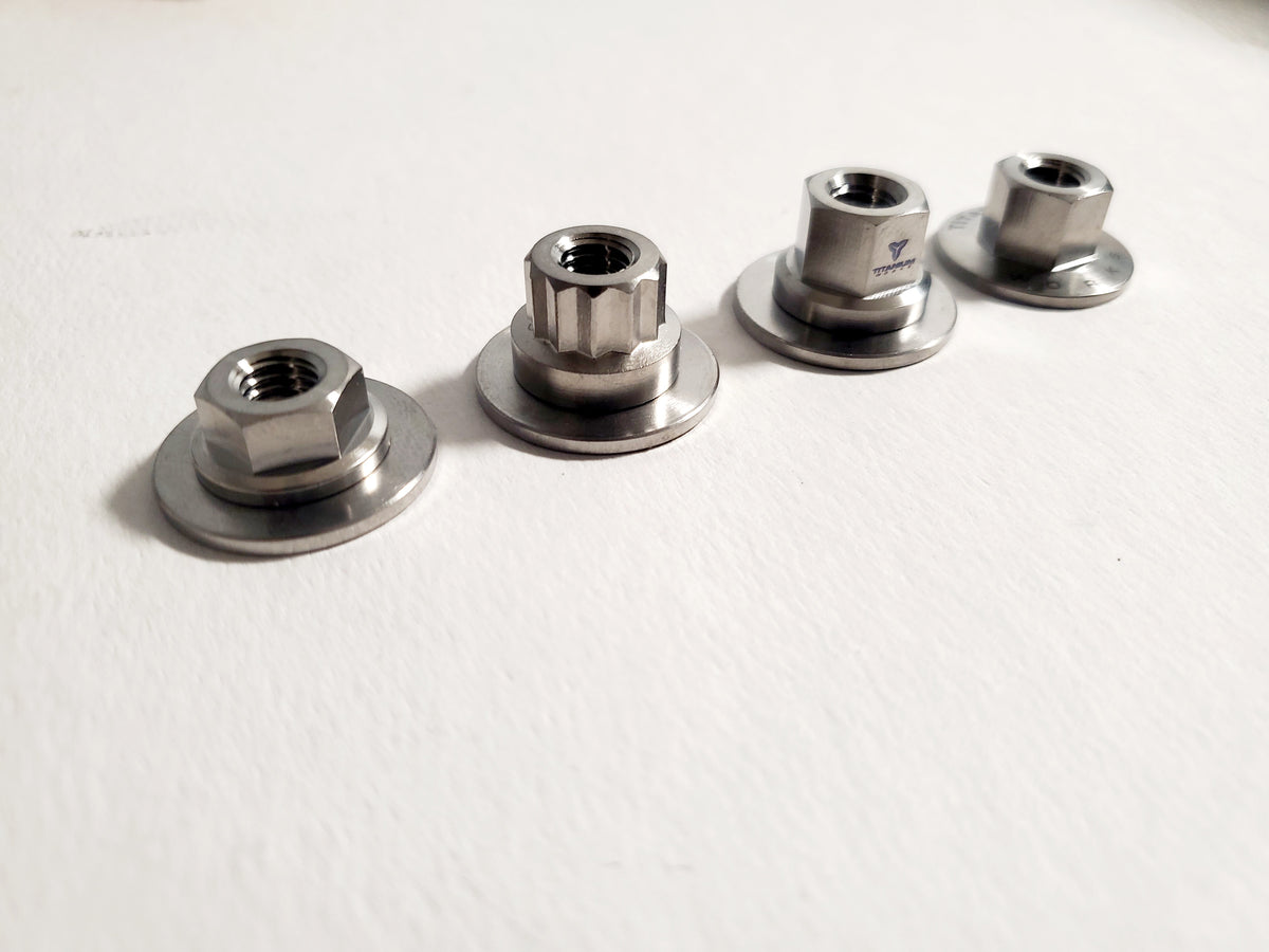 Strut tower hardware – Titanium Works
