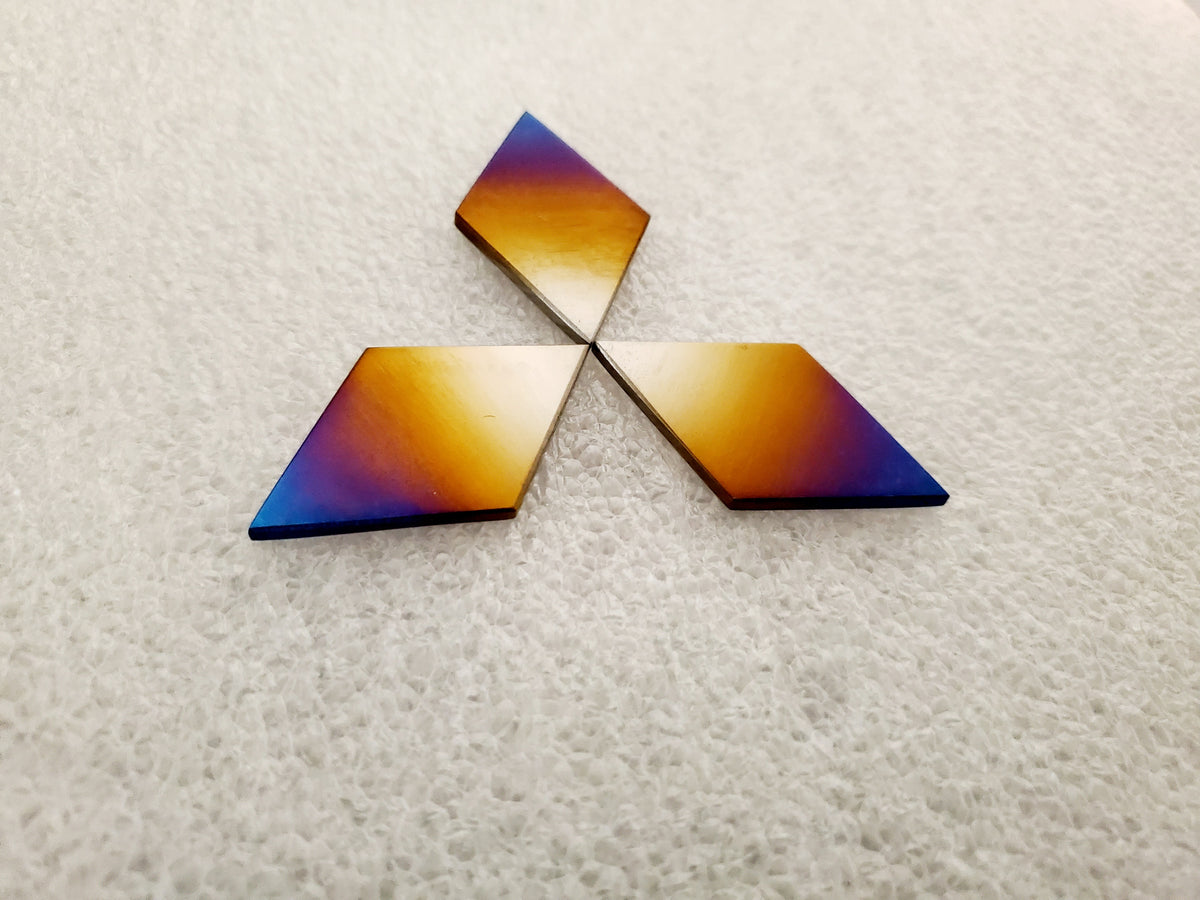Mitsubishi badge – Titanium Works