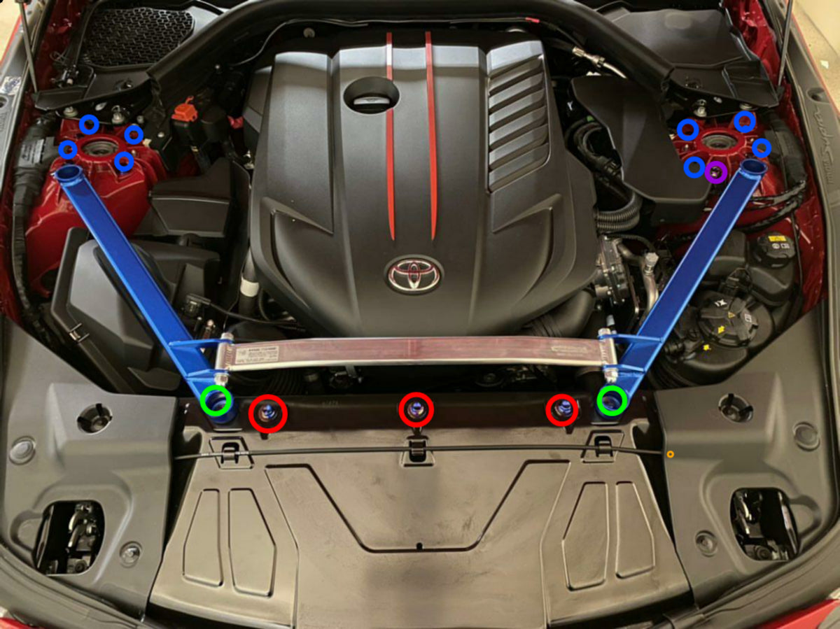 2020+ Toyota Supra A90 engine bay kit – Titanium Works