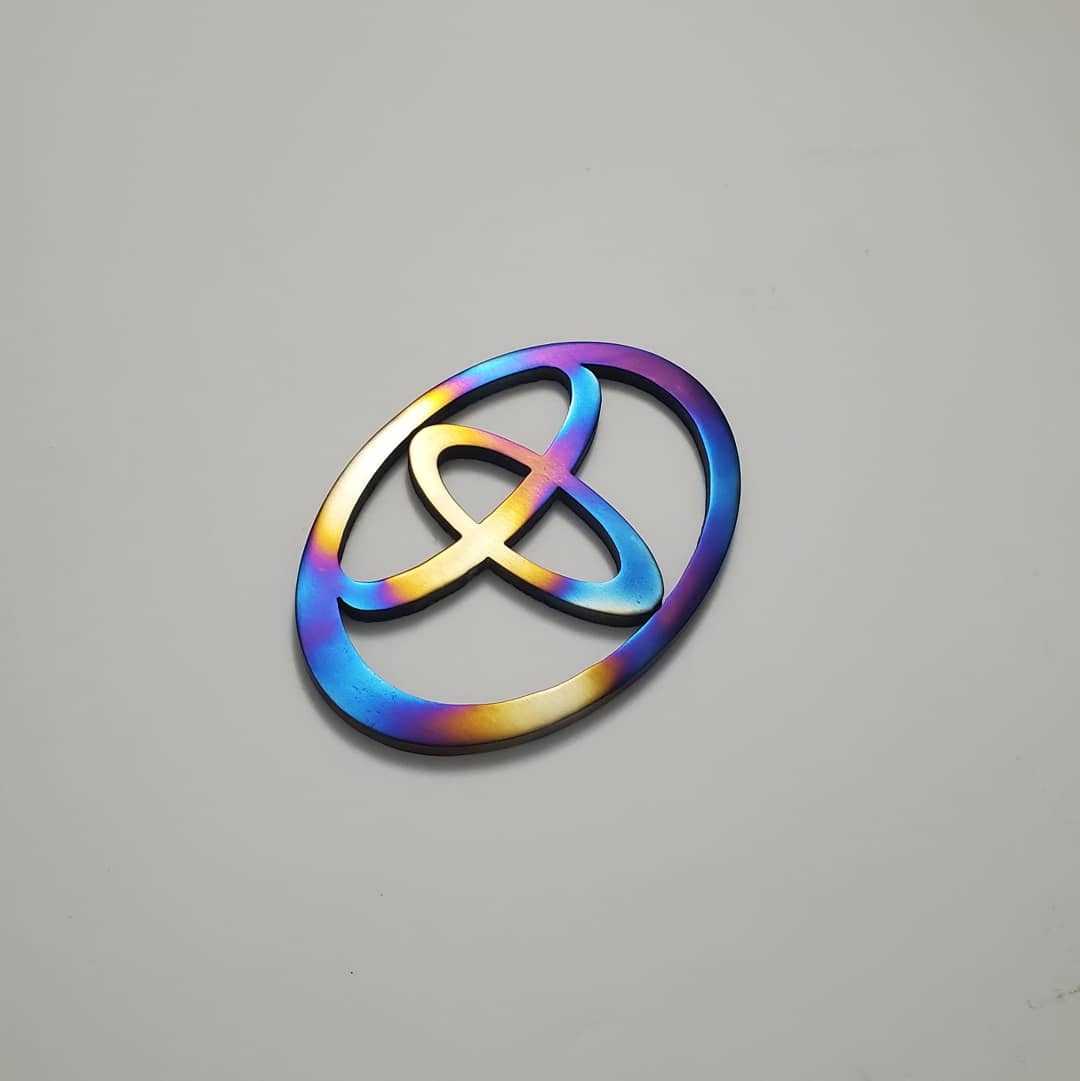 Toyota emblem – Titanium Works