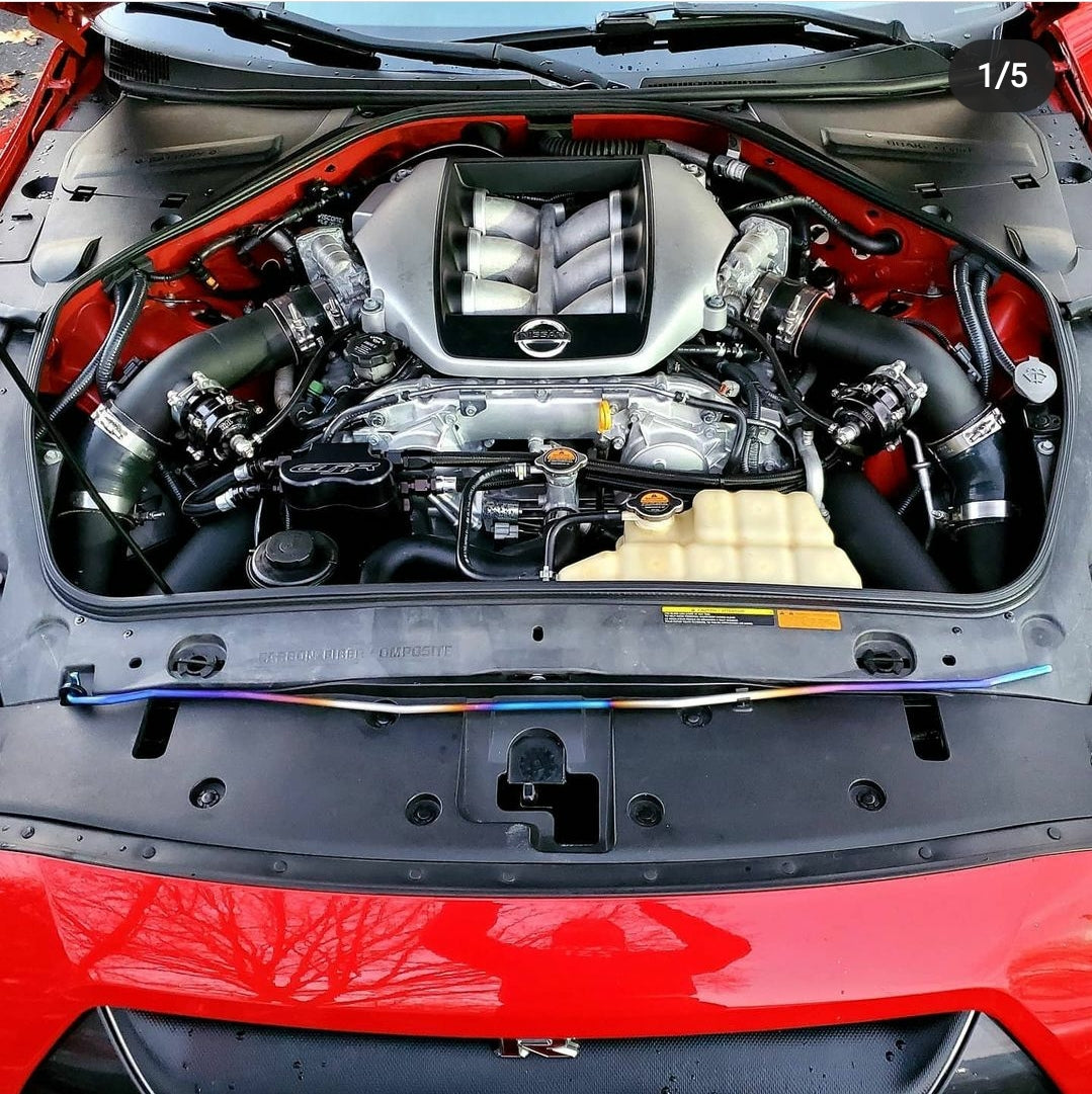 Nissan GTR R35 Titanium hood prop – Titanium Works