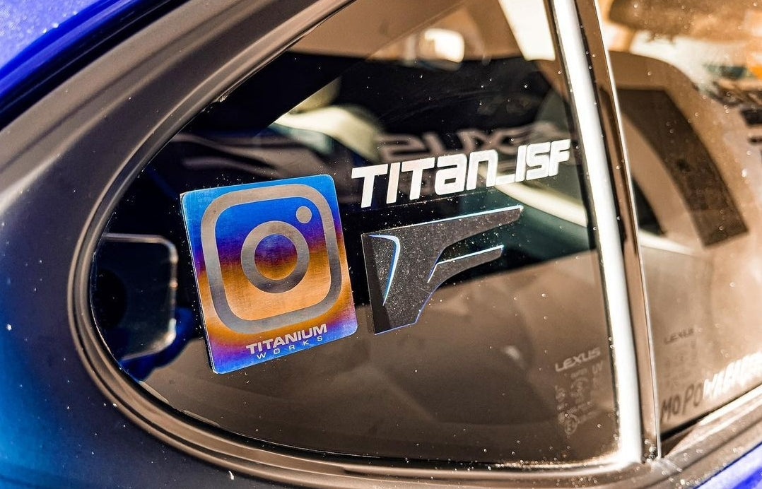 Instagram plaque – Titanium Works